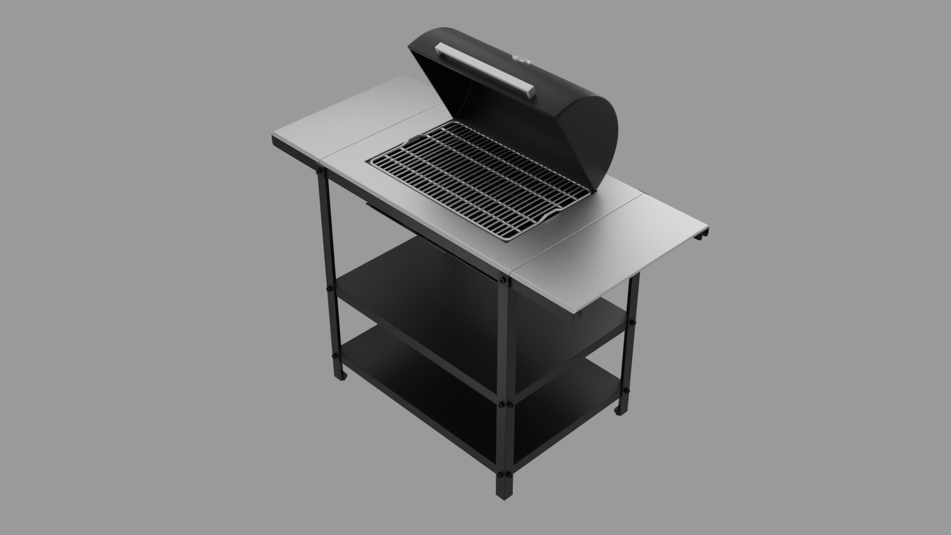 3D Model Barbecue Machine - TurboSquid 2084762
