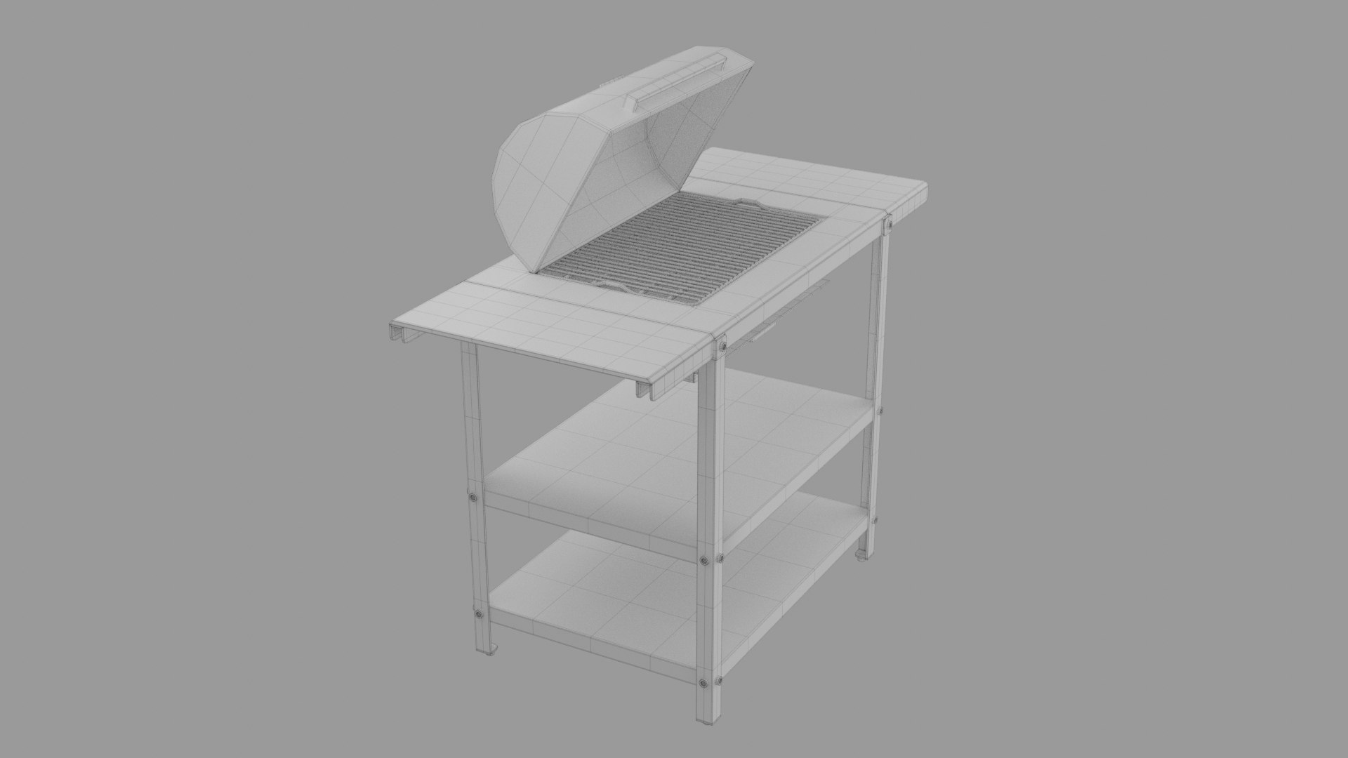 3D Model Barbecue Machine - TurboSquid 2084762