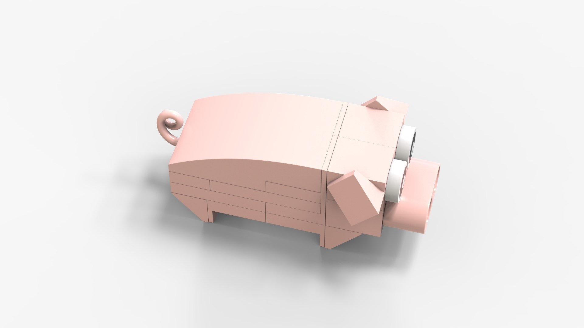 3D Lego Pig Animal - TurboSquid 1783380
