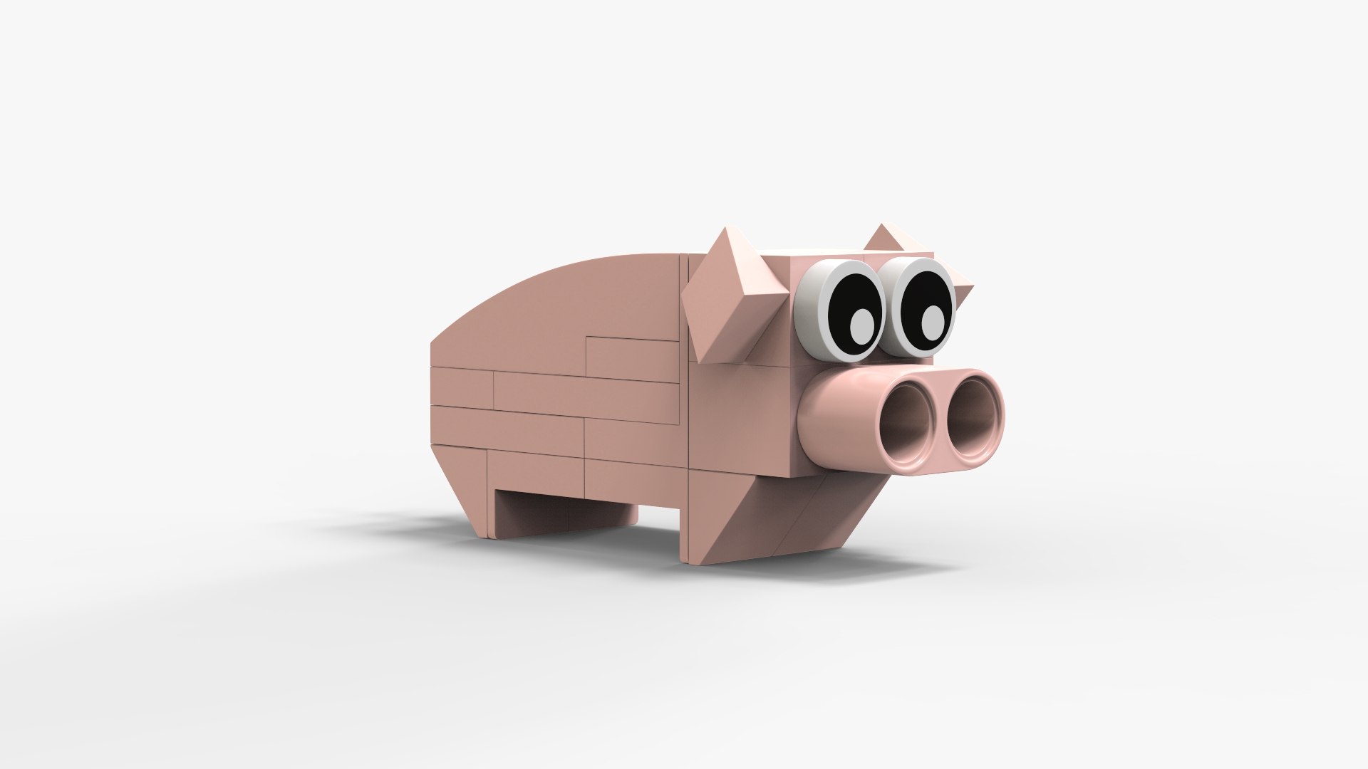 3D Lego Pig Animal - TurboSquid 1783380