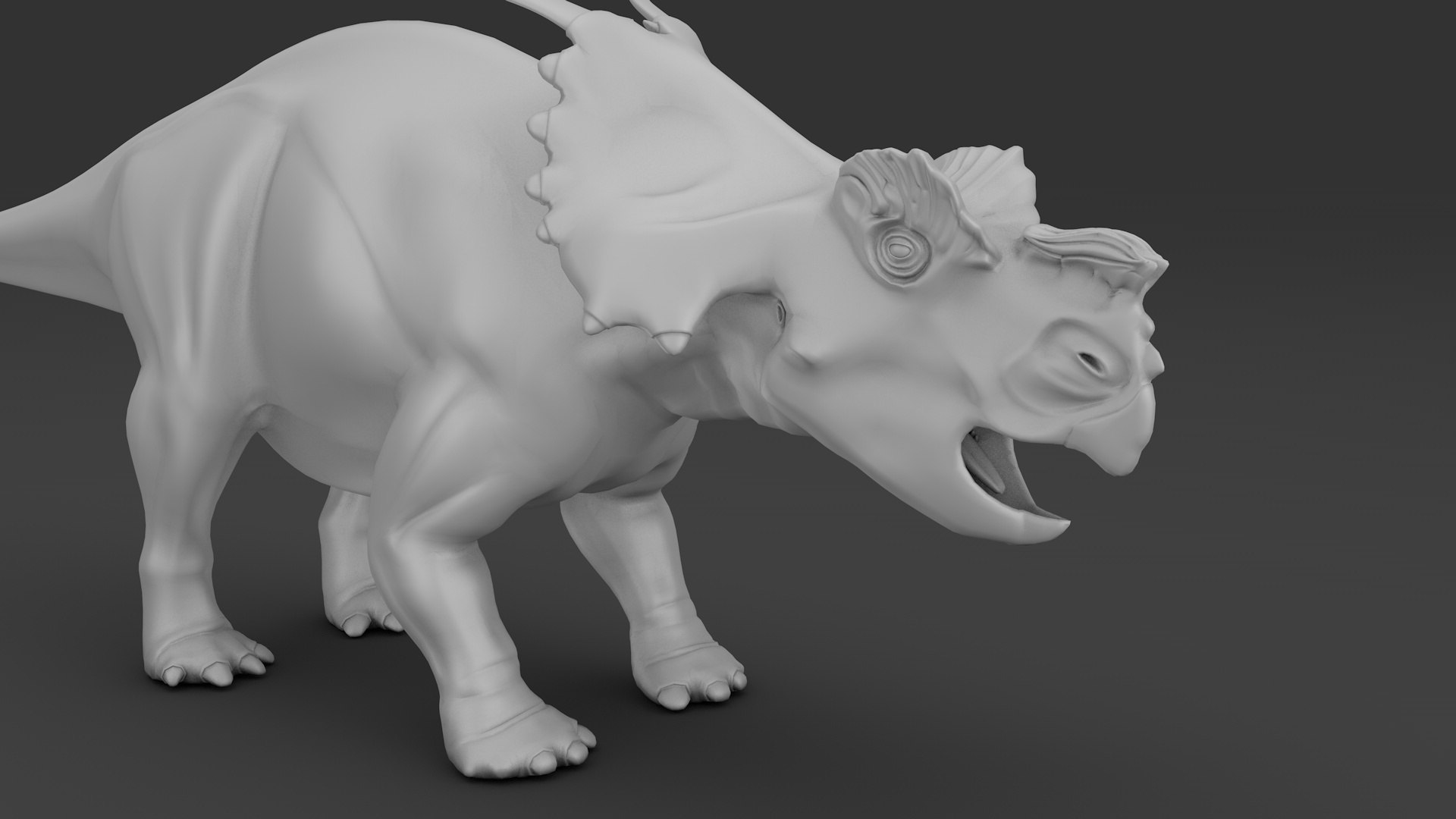 Achelousaurus Dinosaur 3D Model - TurboSquid 2340841