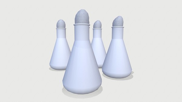 modelo 3d Botella tipo matraz - TurboSquid 2298925