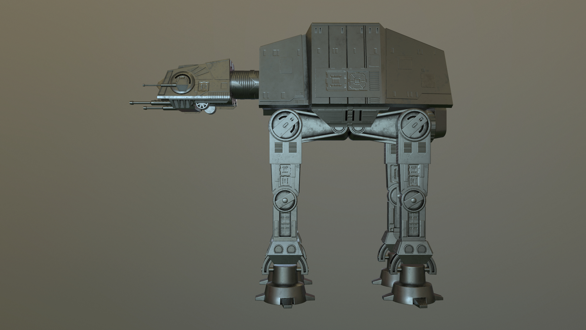 At-at Walker Model - TurboSquid 1260357