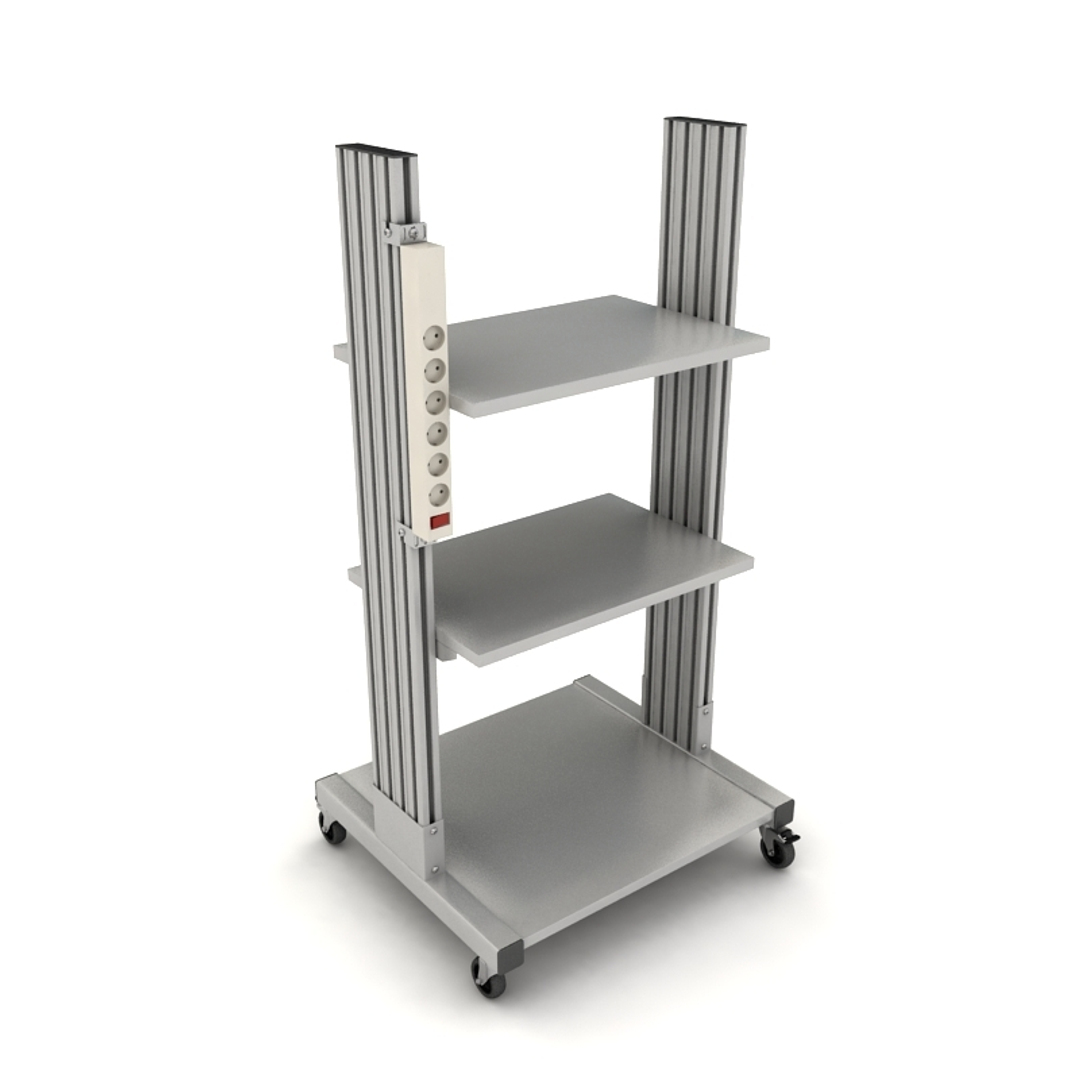 Mobile rack electrical equipment 3D - TurboSquid 1280791