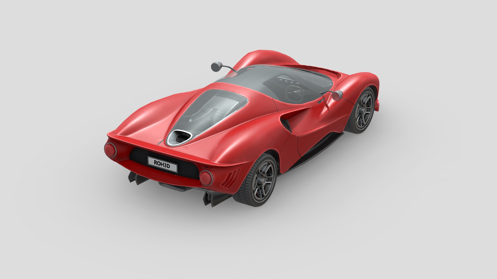 Free 3D FREE Low Poly Car - De Tomaso P72 2020 - TurboSquid 2087210