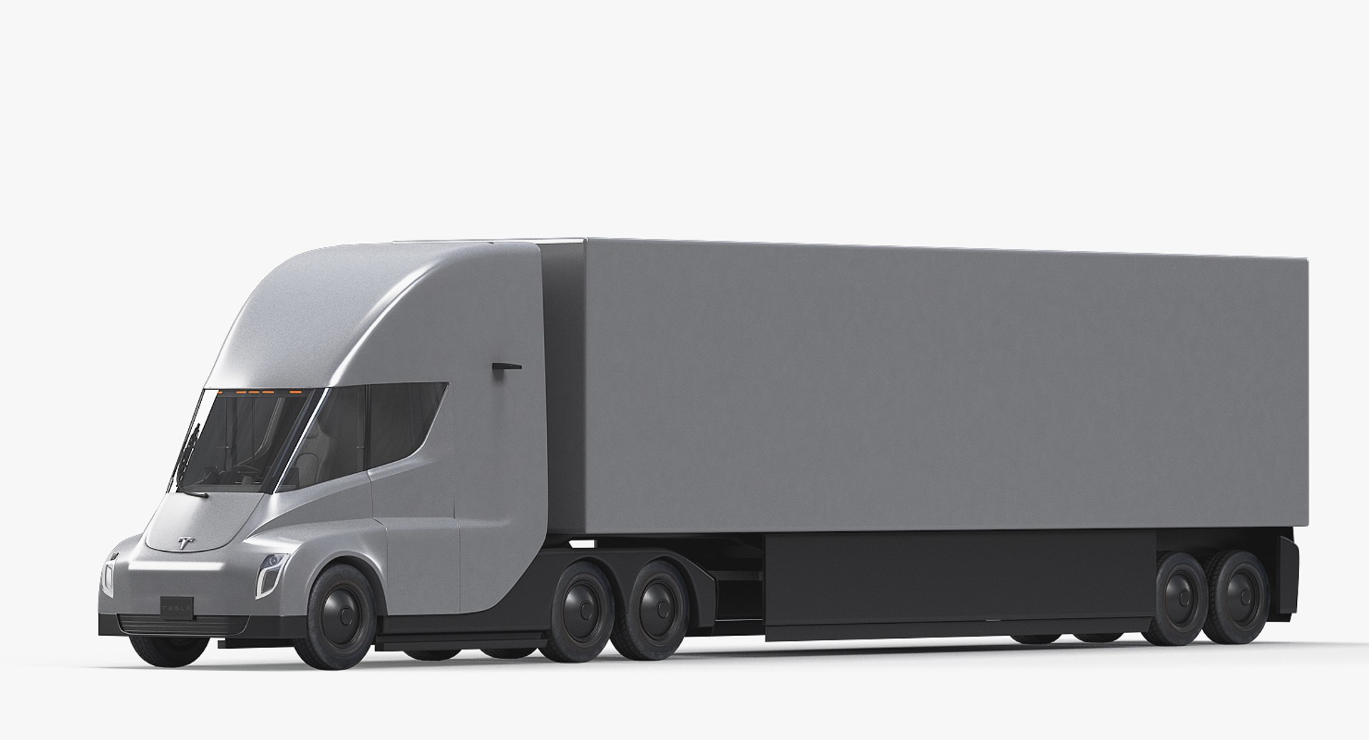 Tesla Semi Truck 3D Model - TurboSquid 1228797