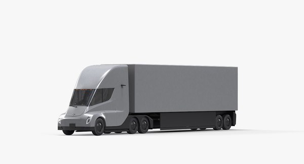 Tesla semi truck 3D model - TurboSquid 1228797