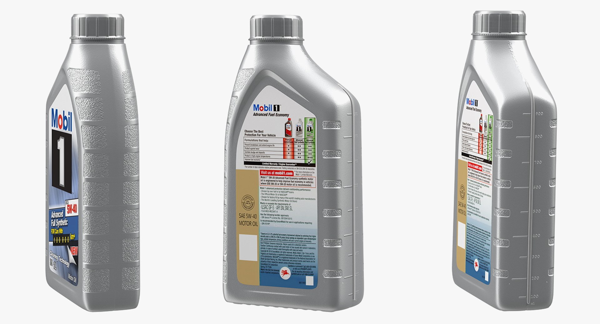 Bottle 1l Motor Oil 3D Model - TurboSquid 1364676