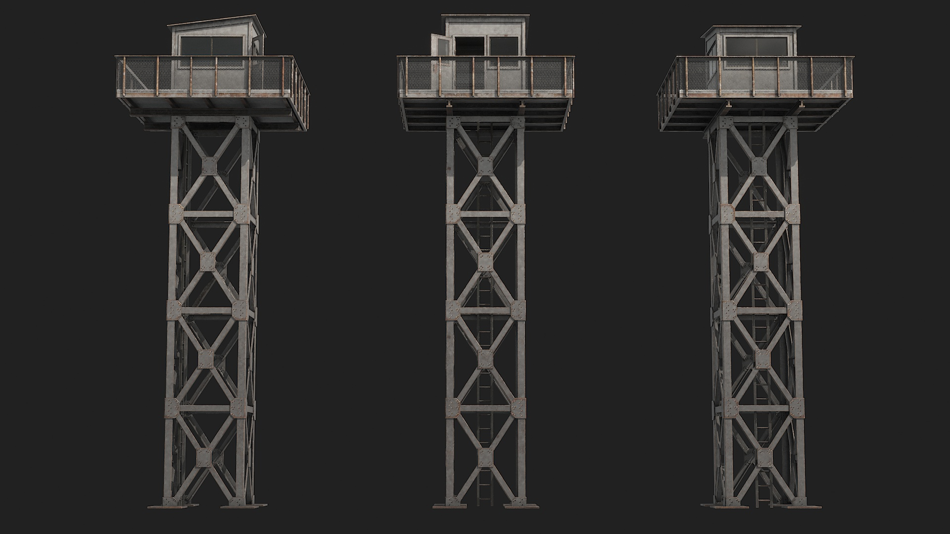 3D Model Watch Tower V1 - TurboSquid 2407104