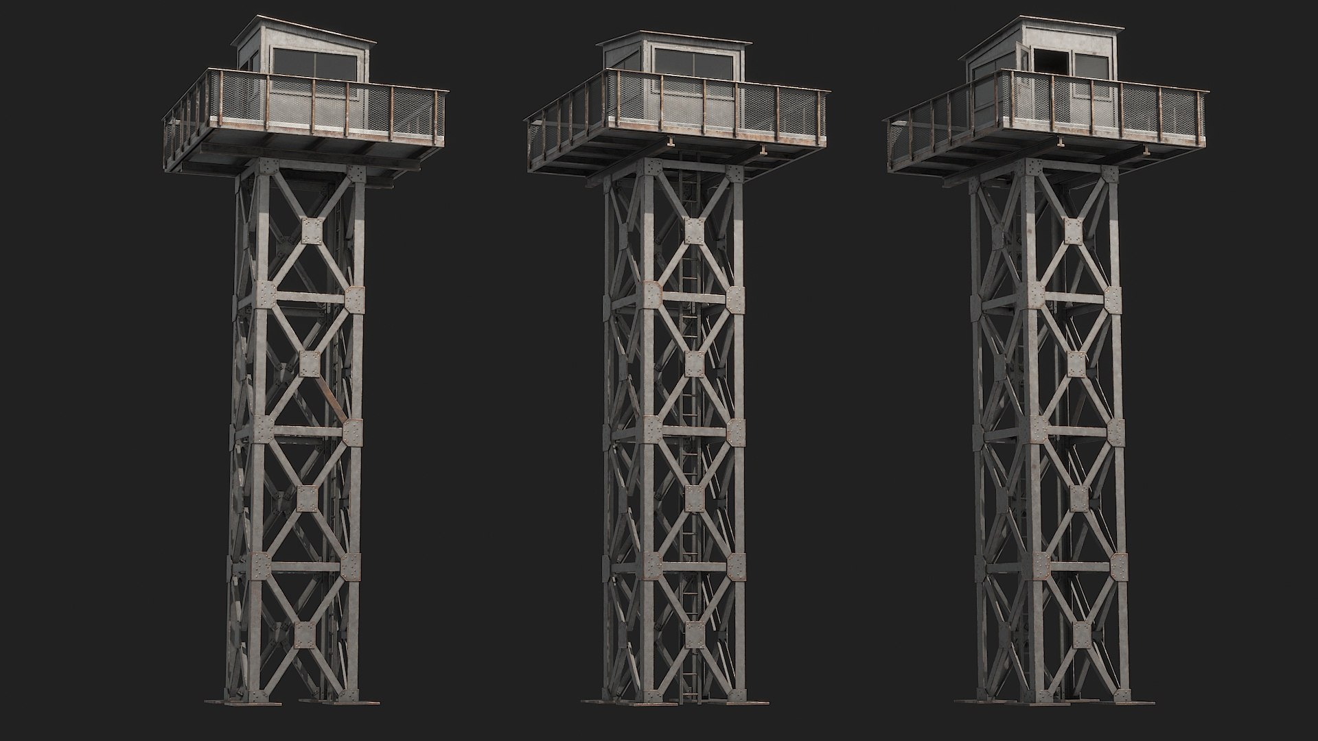 3D Model Watch Tower V1 - TurboSquid 2407104