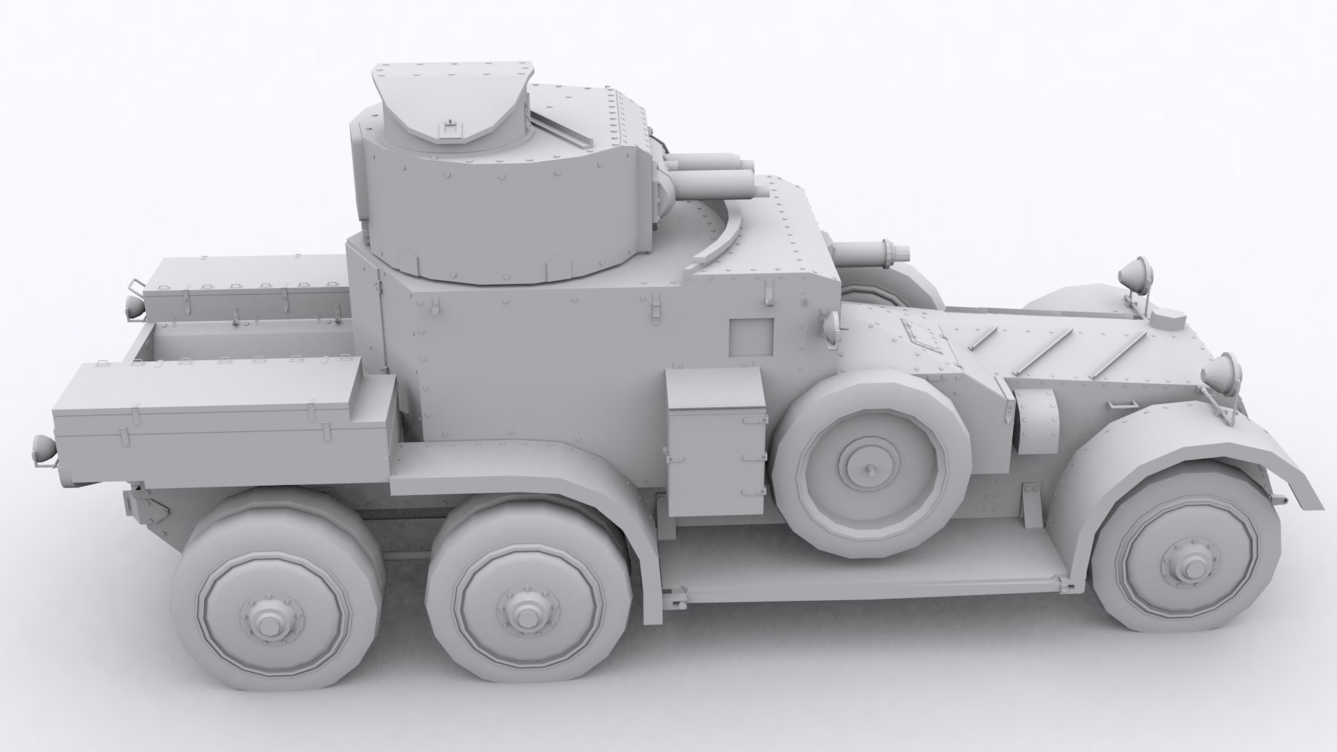3D Lanchester Mk2 Model - TurboSquid 1497085