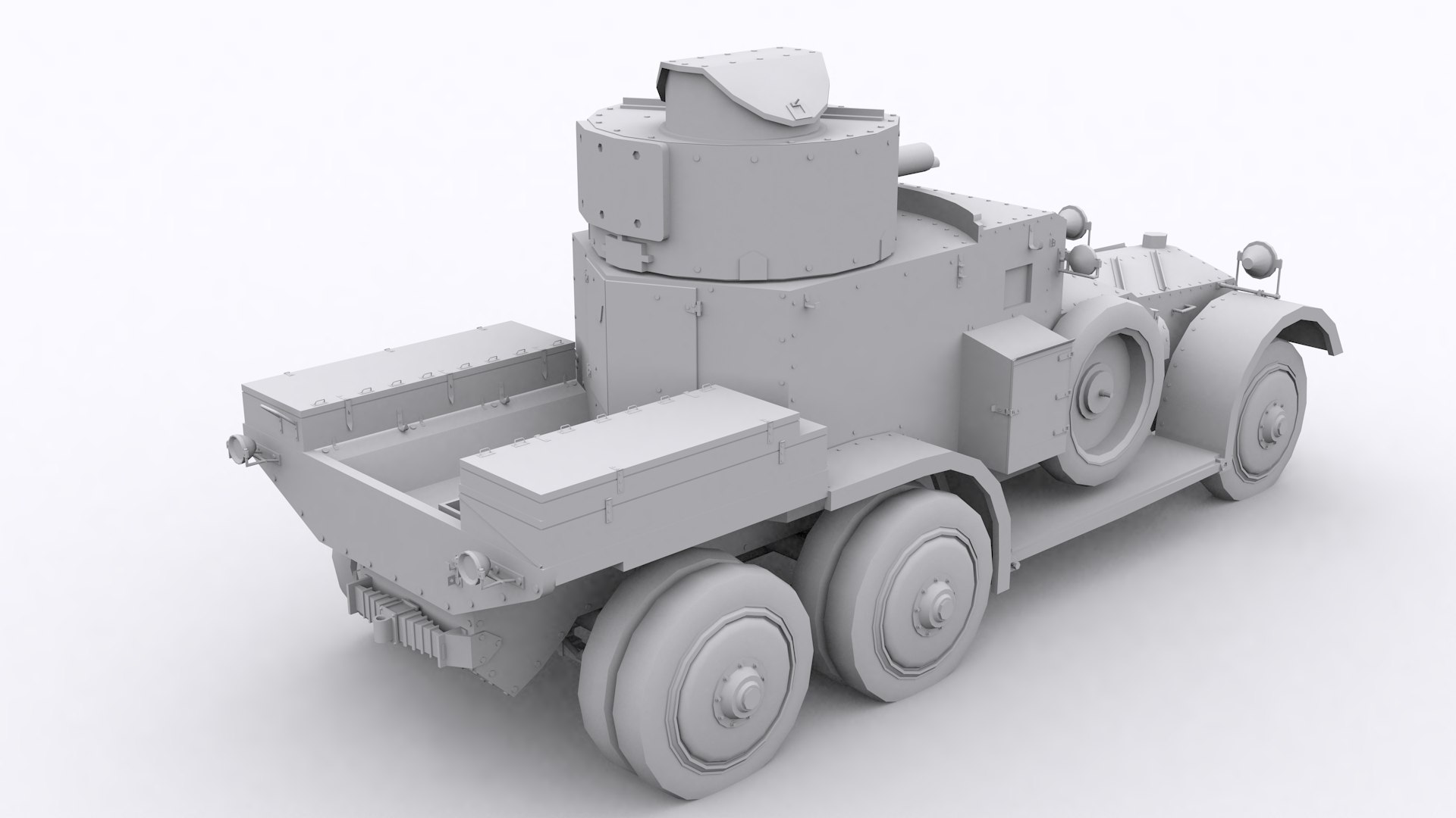 3D Lanchester Mk2 Model - TurboSquid 1497085