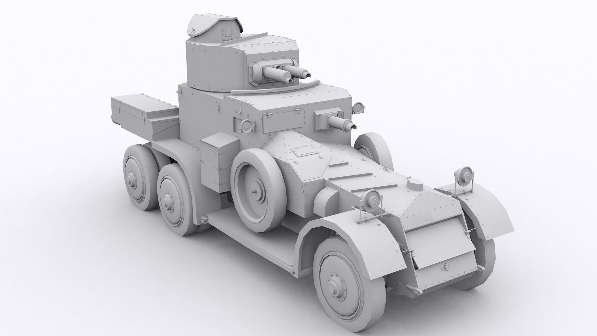 3D Lanchester Mk2 Model - TurboSquid 1497085