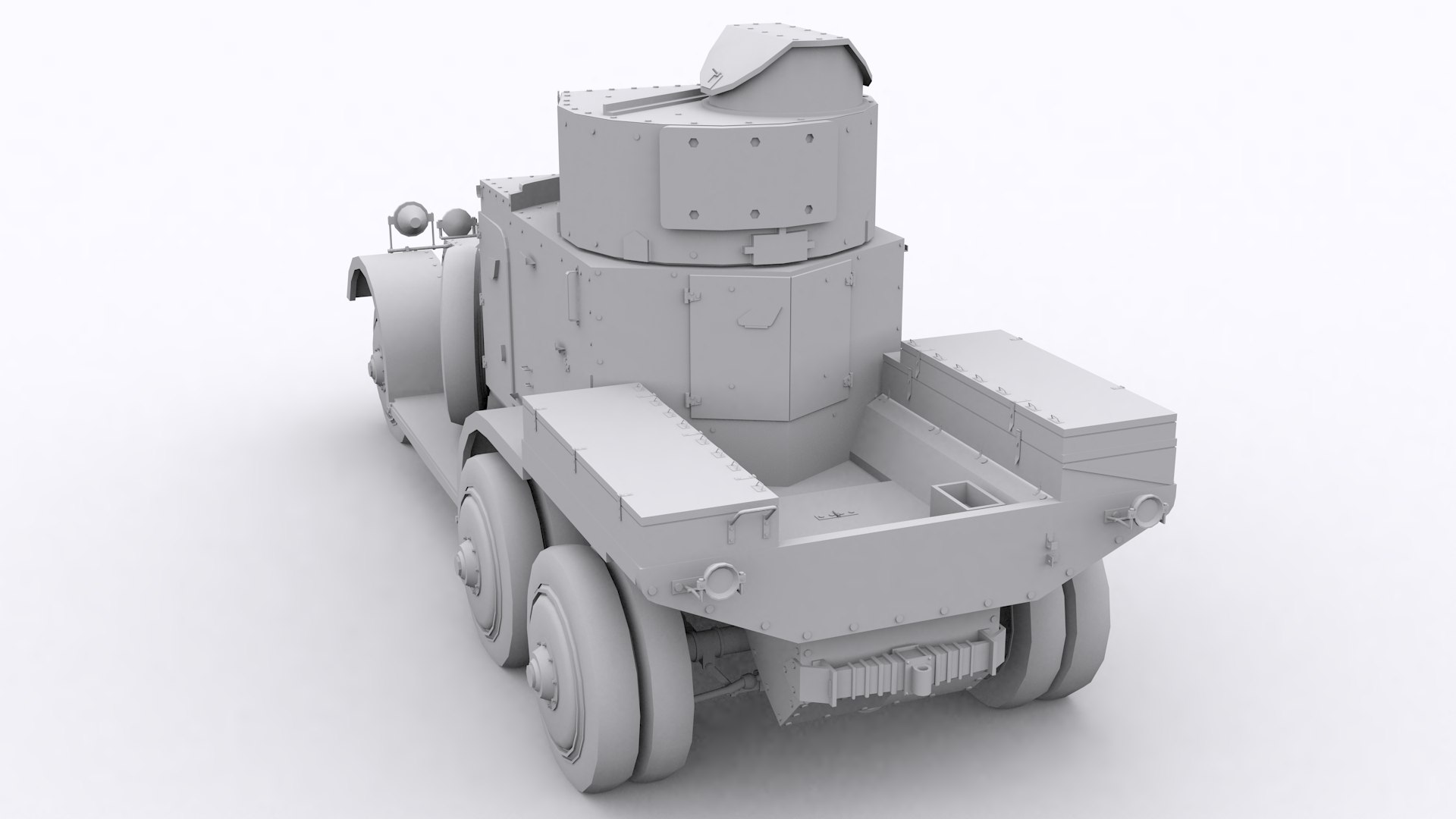 3D Lanchester Mk2 Model - TurboSquid 1497085