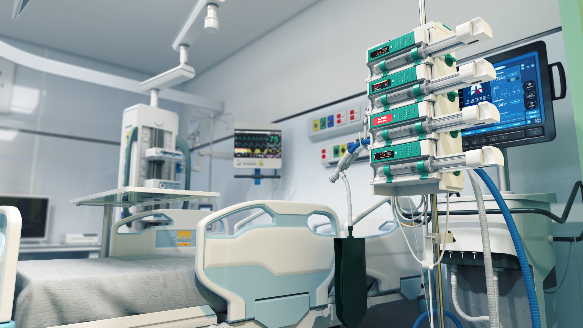 Private ICU Model - TurboSquid 2132917