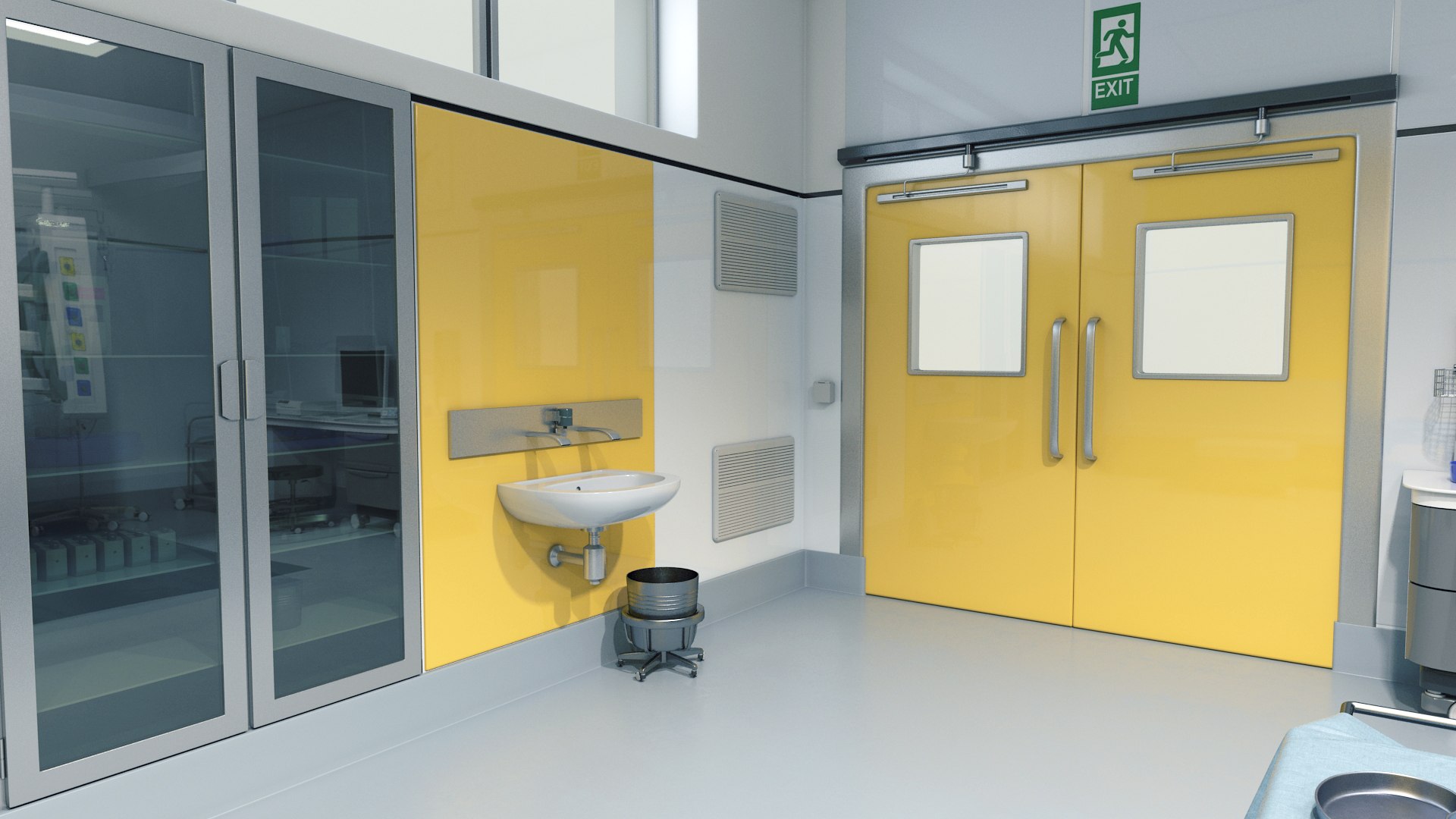 Private ICU Model - TurboSquid 2132917