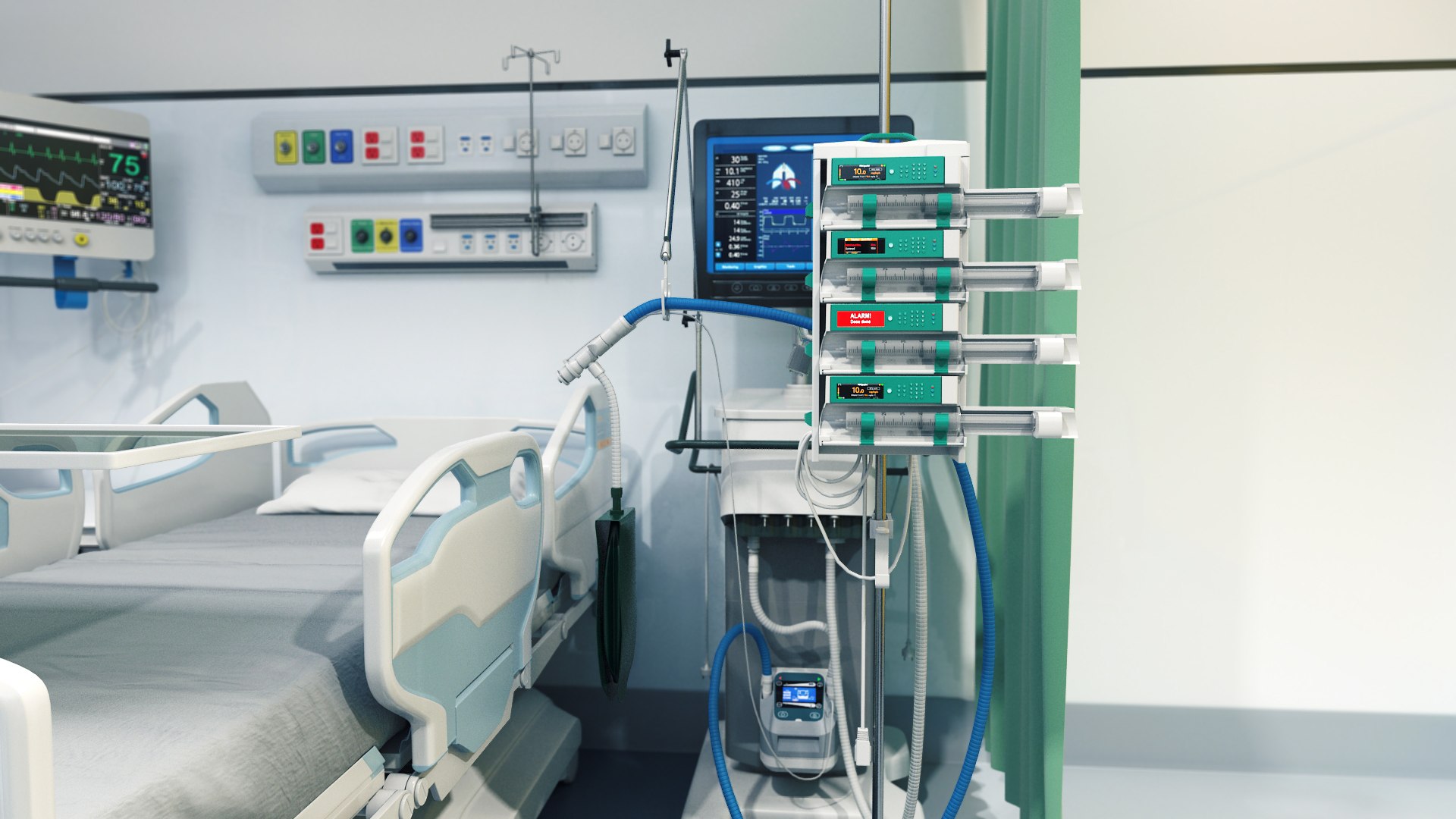 Private ICU Model - TurboSquid 2132917