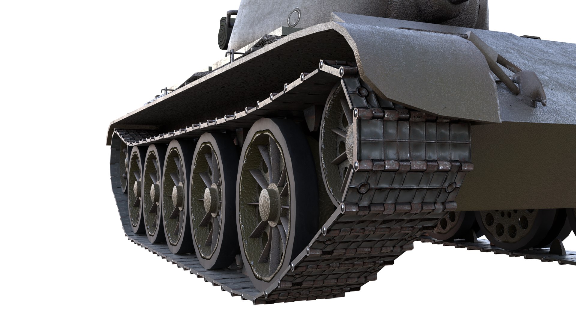 3D Soviet Tank T-44 Model - TurboSquid 1171920