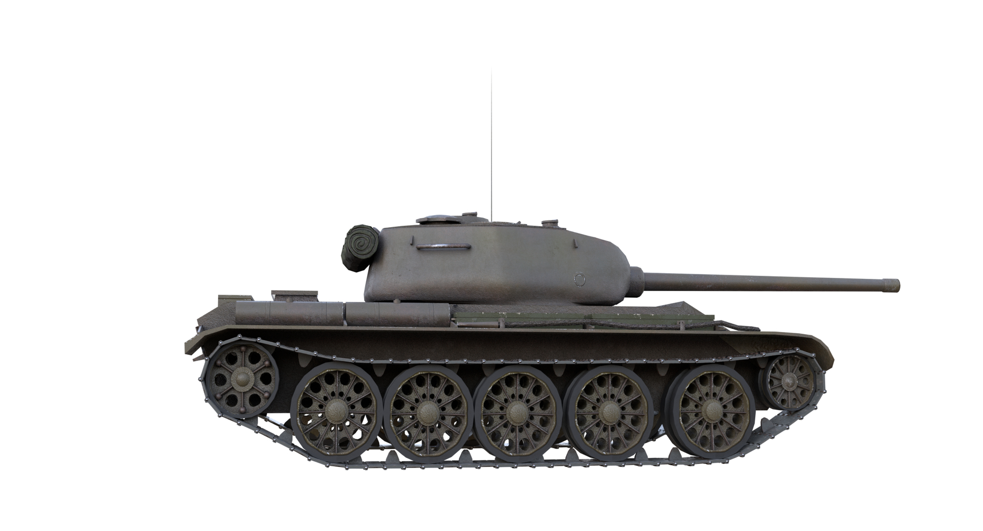 3D Soviet Tank T-44 Model - TurboSquid 1171920