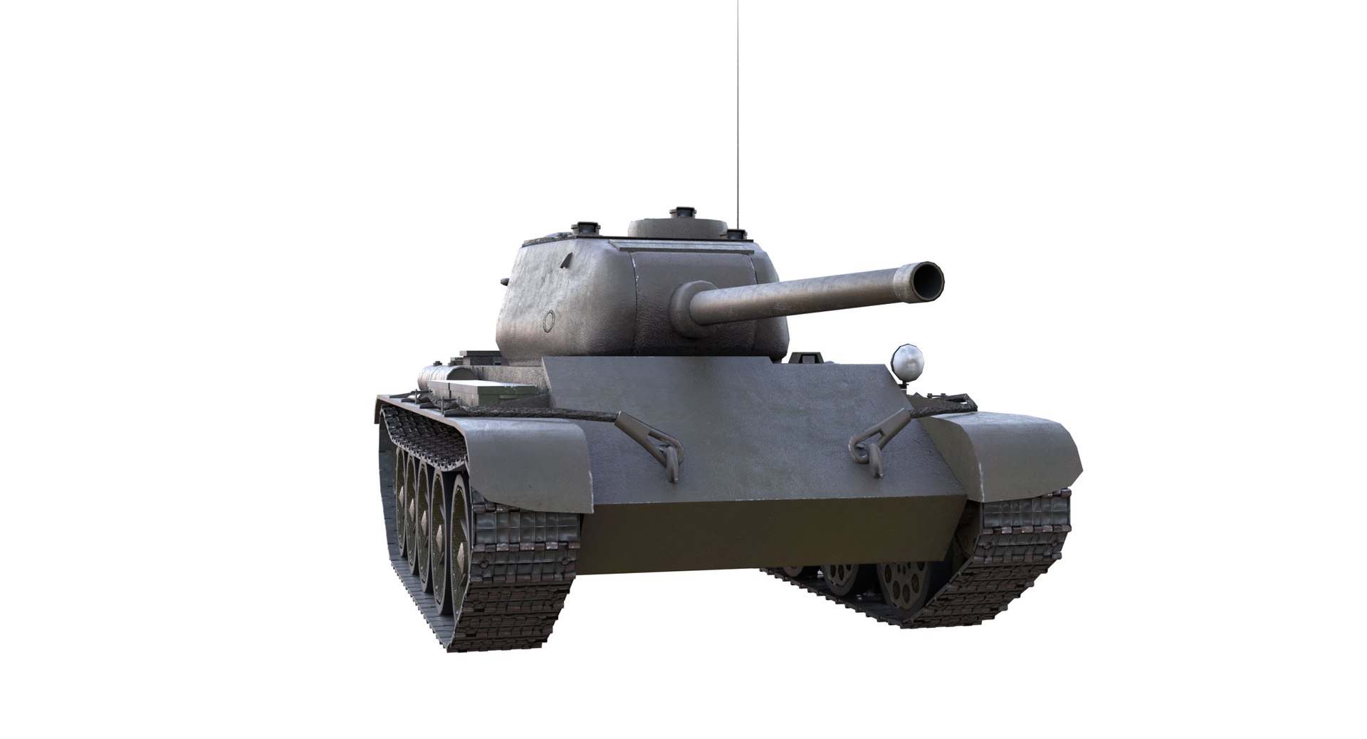 3D Soviet Tank T-44 Model - TurboSquid 1171920