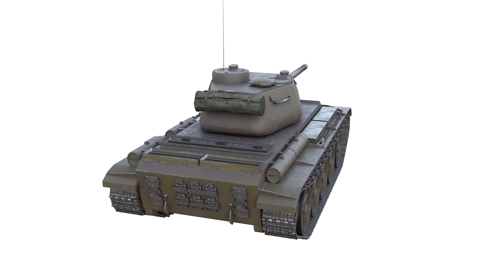 3D Soviet Tank T-44 Model - TurboSquid 1171920