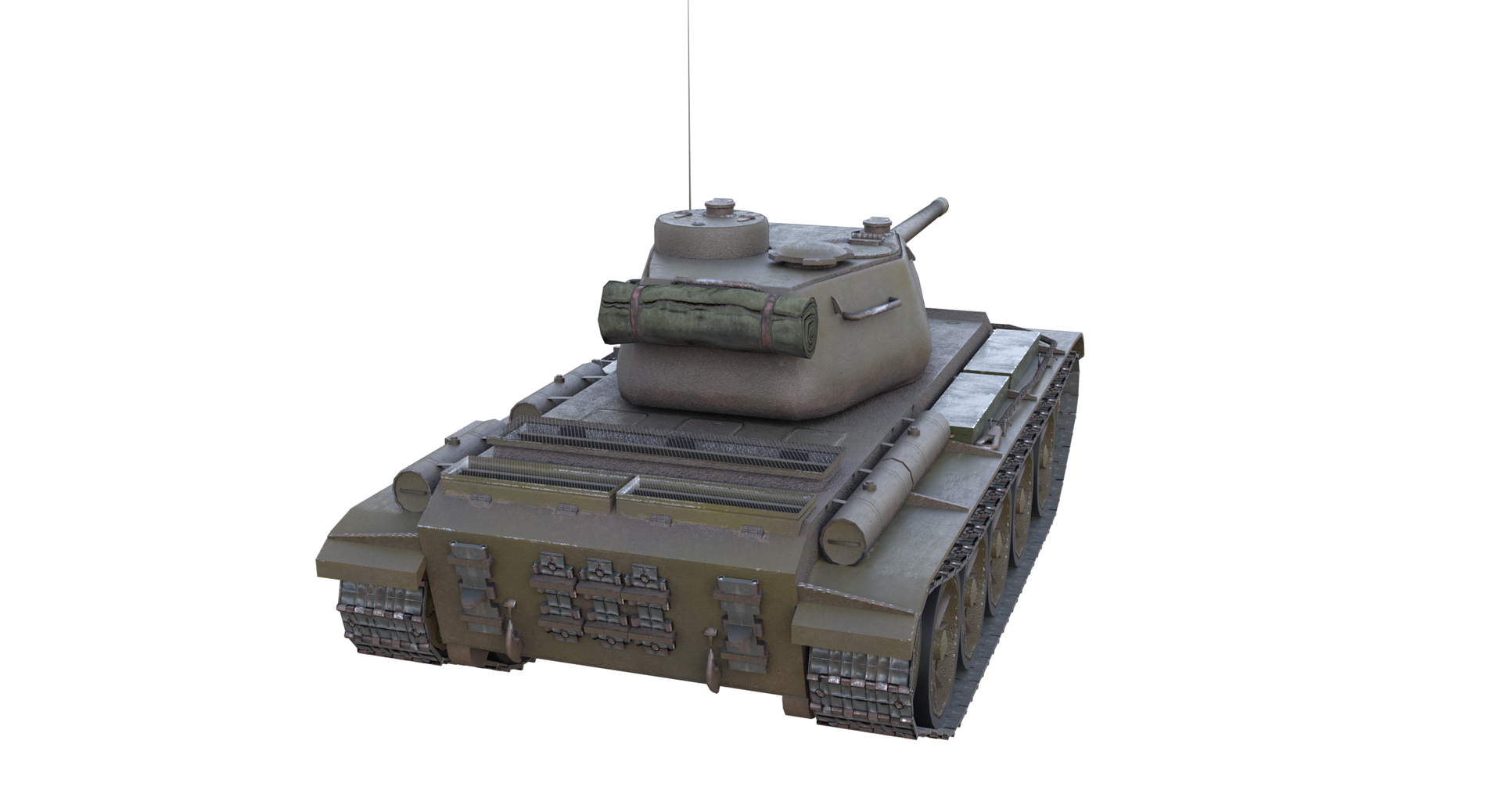 3D soviet tank t-44 model - TurboSquid 1171920