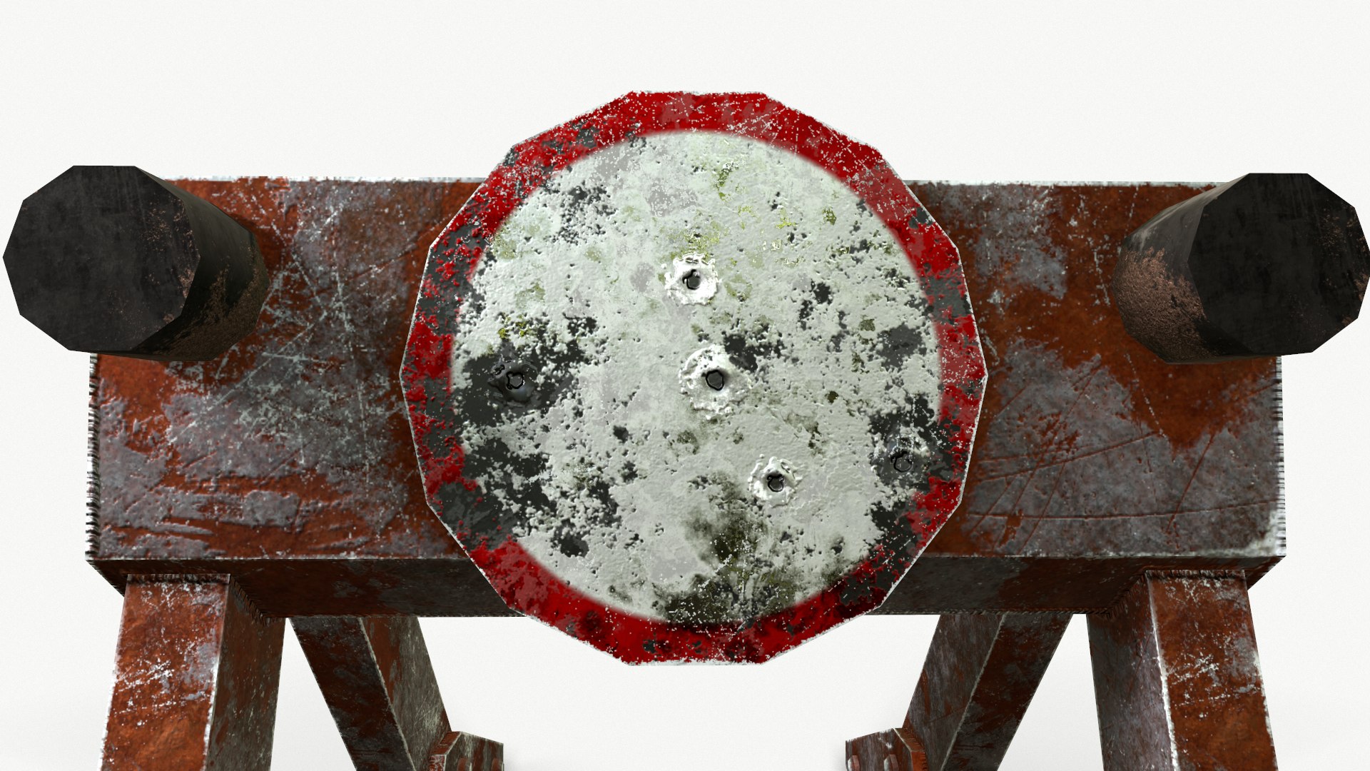 3D Model Stop Buffer - TurboSquid 1389117