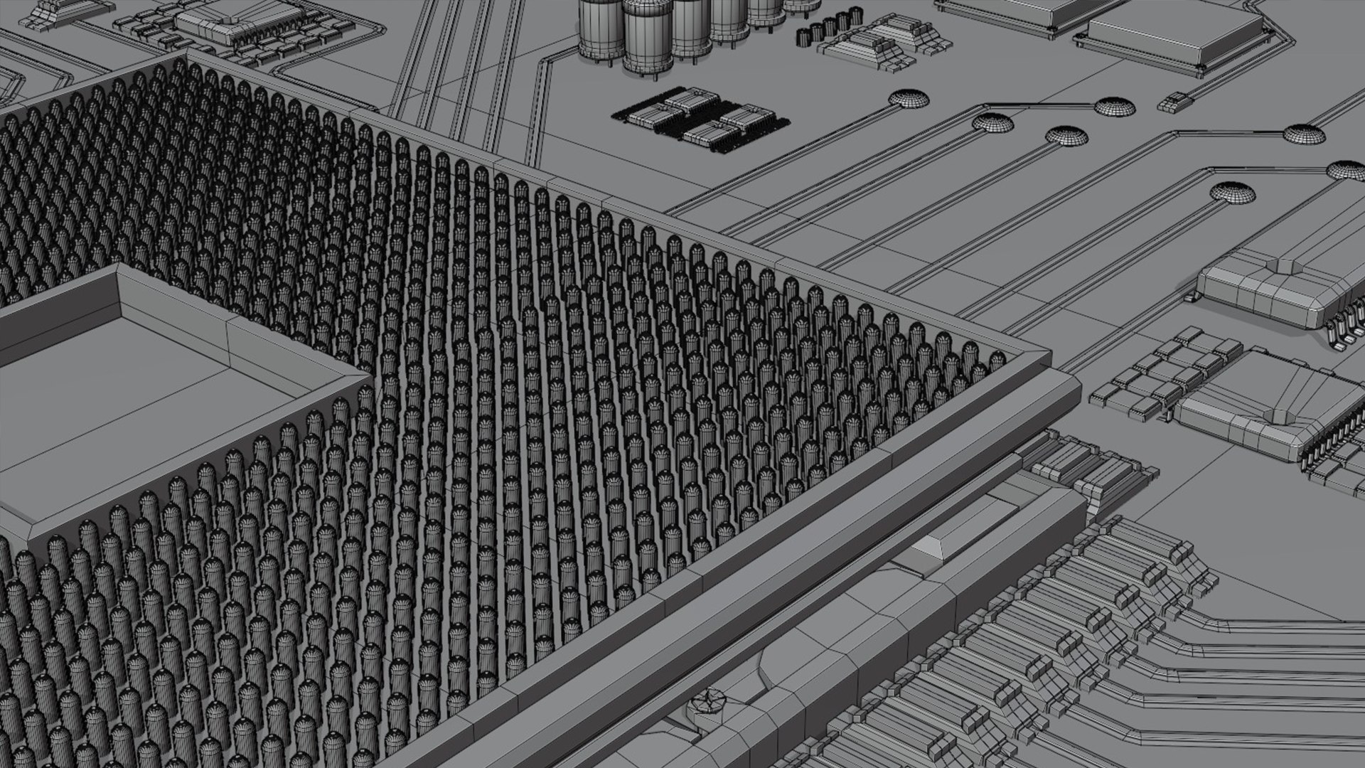 Circuit Board CPU Collection 3D Model - TurboSquid 2300909