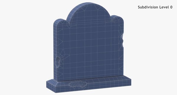 3D tombstone 05 model - TurboSquid 1710382