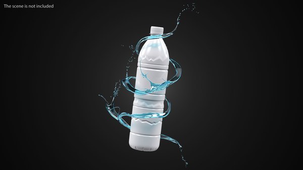 Abstract Liquid Splash Blue Water model - TurboSquid 1856412