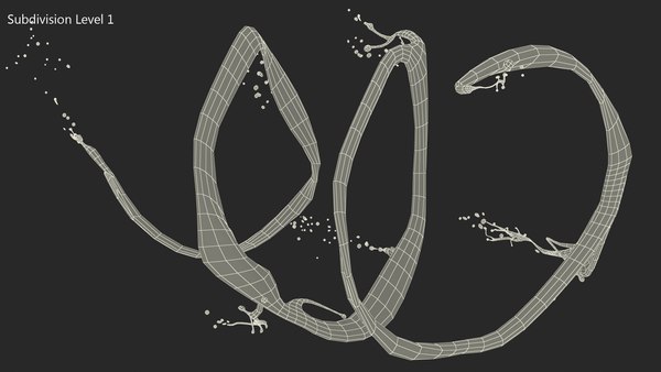 Abstract Liquid Splash Blue Water model - TurboSquid 1856412