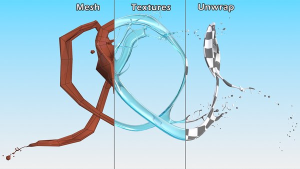 Abstract Liquid Splash Blue Water model - TurboSquid 1856412