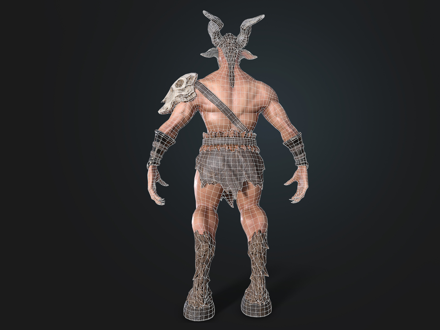 Faun warrior character model - TurboSquid 1694617