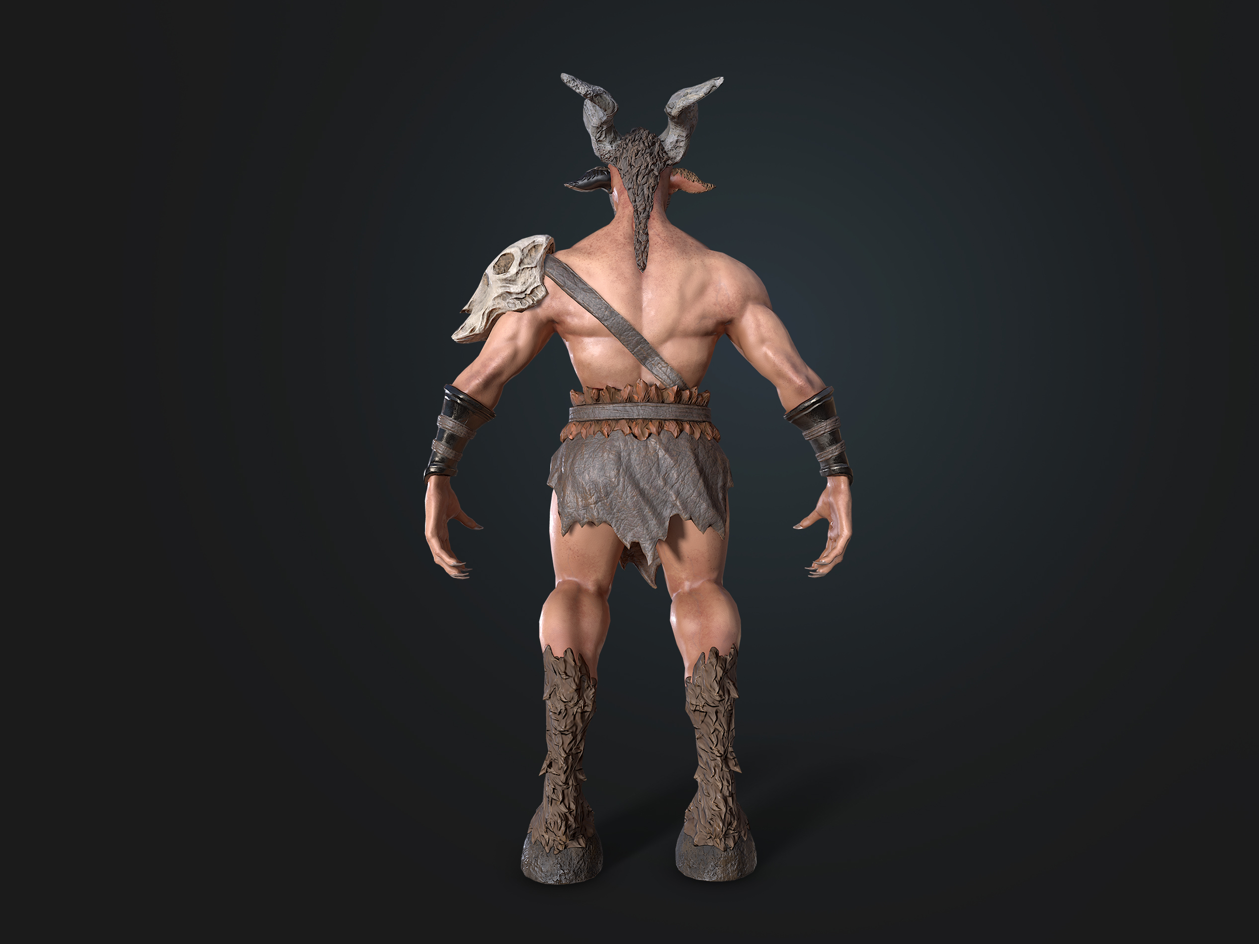 Faun warrior character model - TurboSquid 1694617