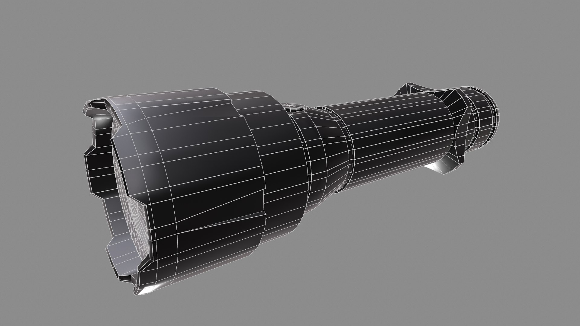 3D Flash Light Led Torch Low Poly Model - TurboSquid 2391621