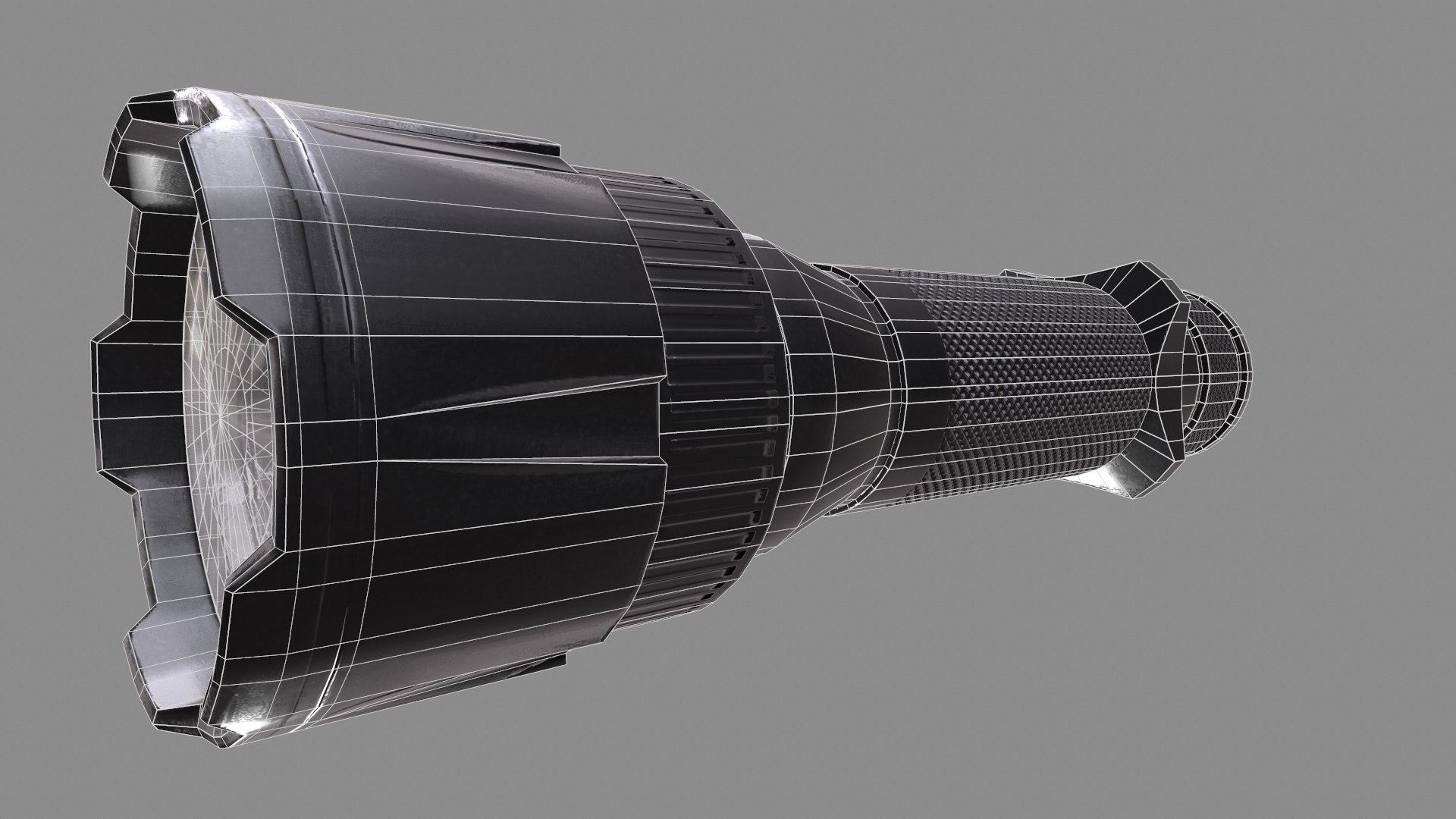 3D Flash Light Led Torch Low Poly Model - TurboSquid 2391621