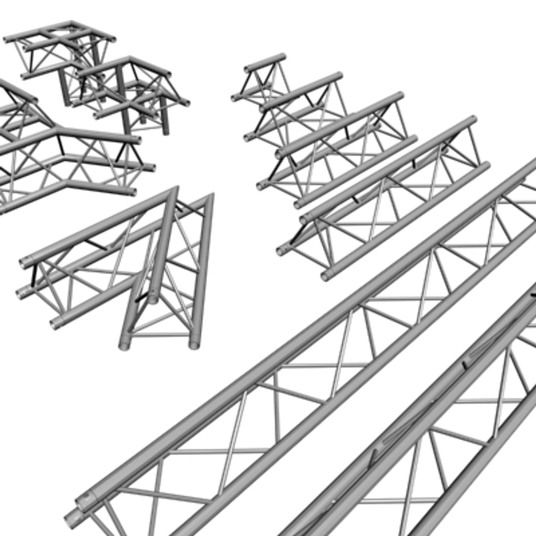 truss rigging steelwork 3d model