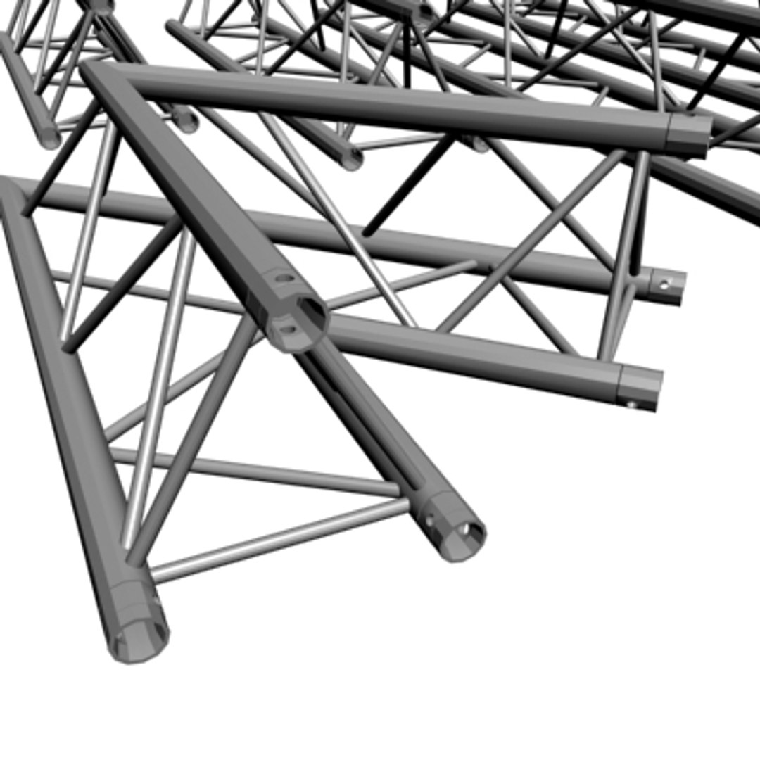 truss rigging steelwork 3d model