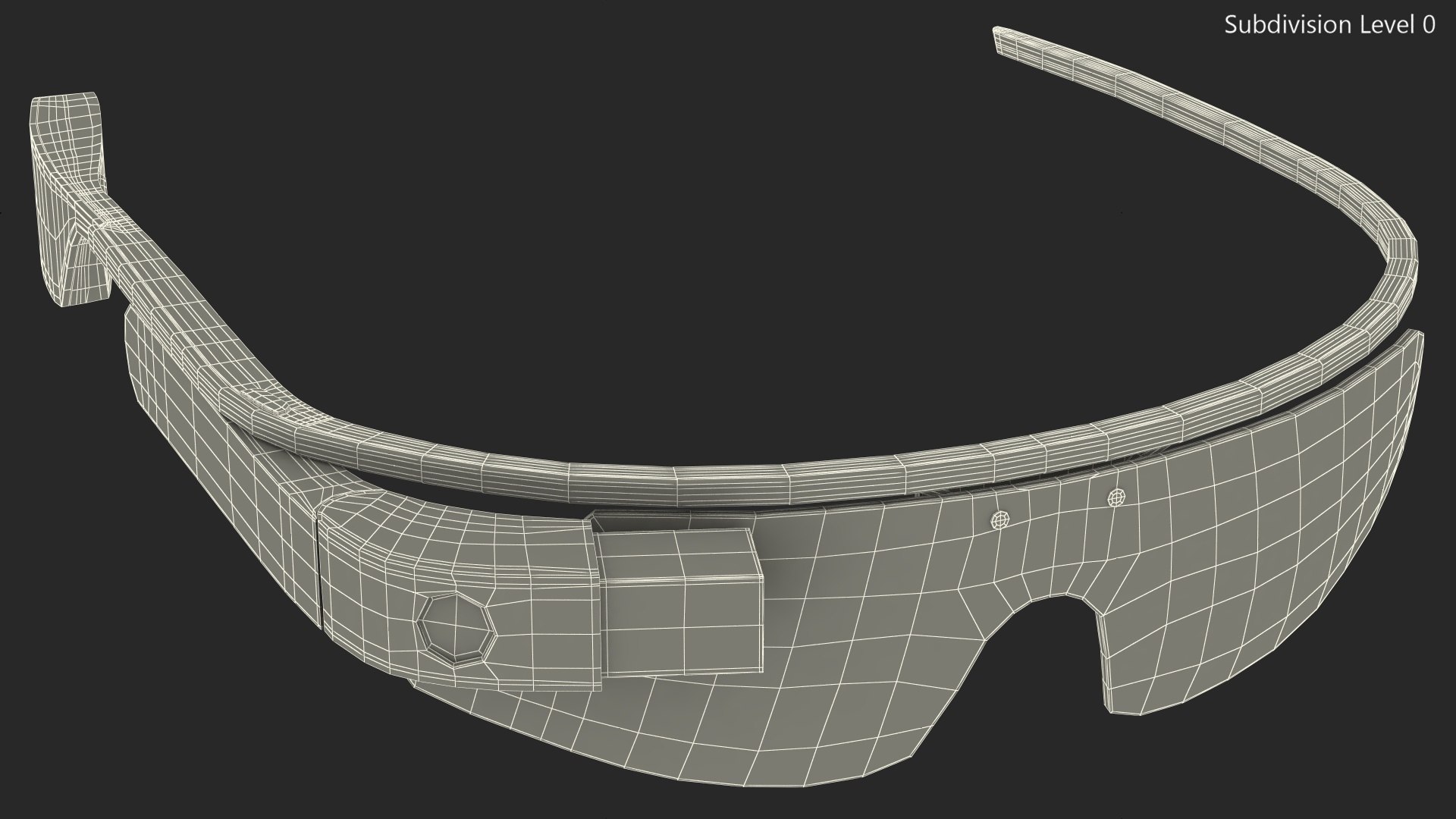Google Glass Enterprise Edition 2 White model - TurboSquid 2031217