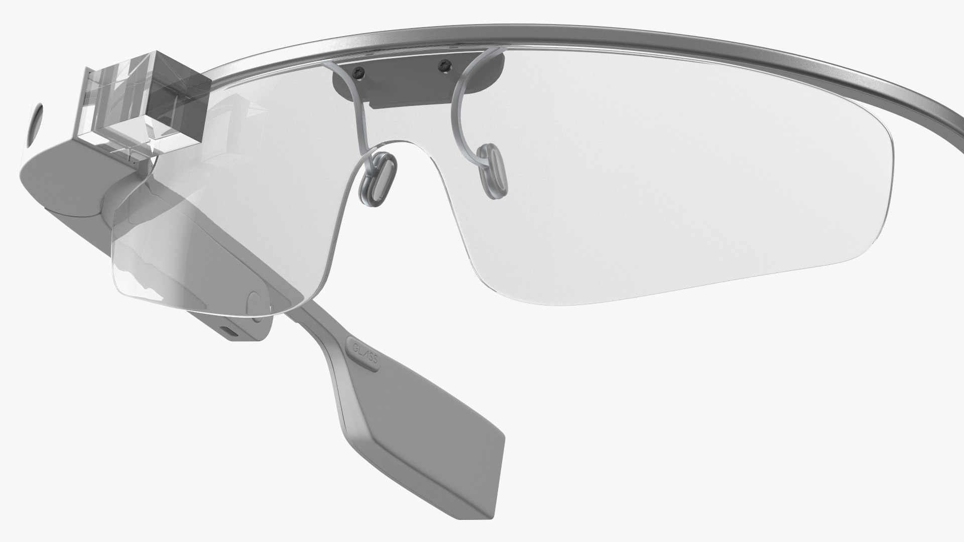 Google Glass Enterprise Edition 2 White model - TurboSquid 2031217