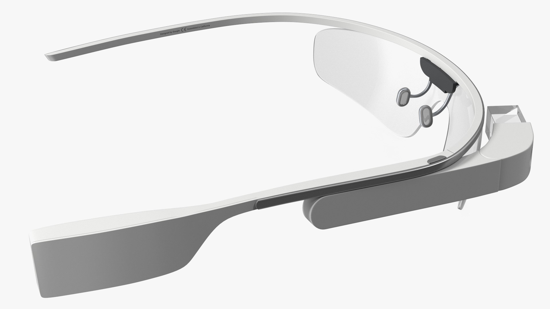 Google Glass Enterprise Edition 2 White model - TurboSquid 2031217