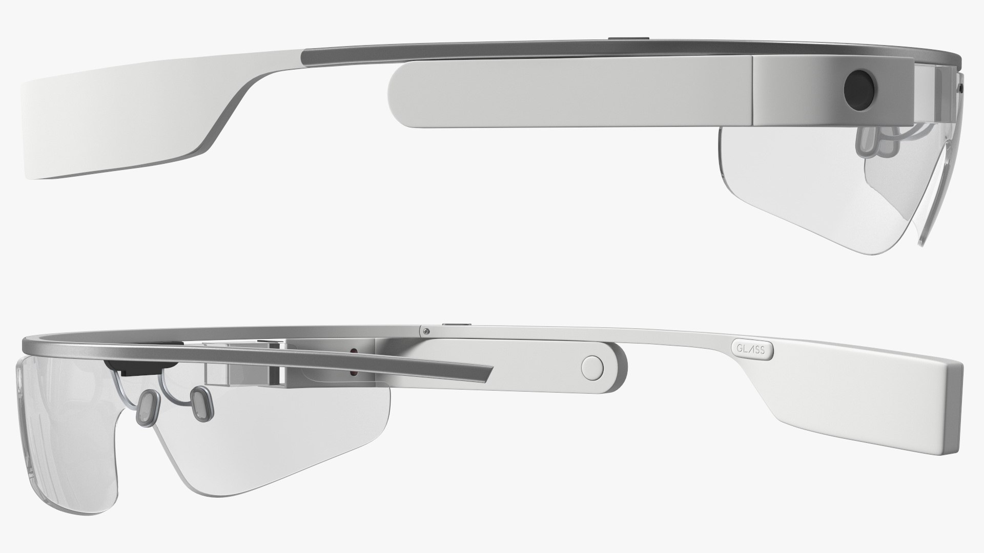 Google Glass Enterprise Edition 2 White model - TurboSquid 2031217