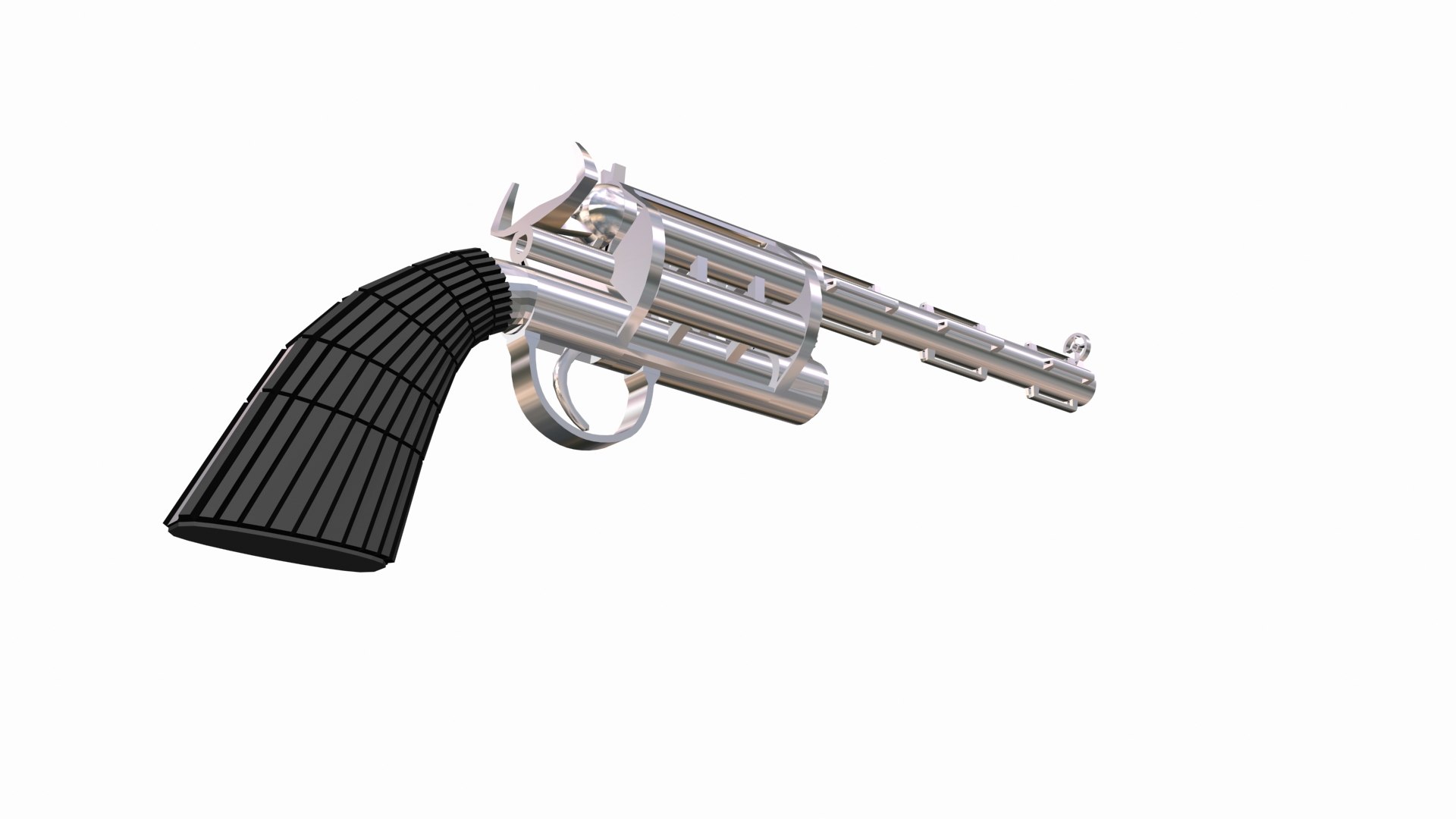 3D Gauss revolver - TurboSquid 1788577