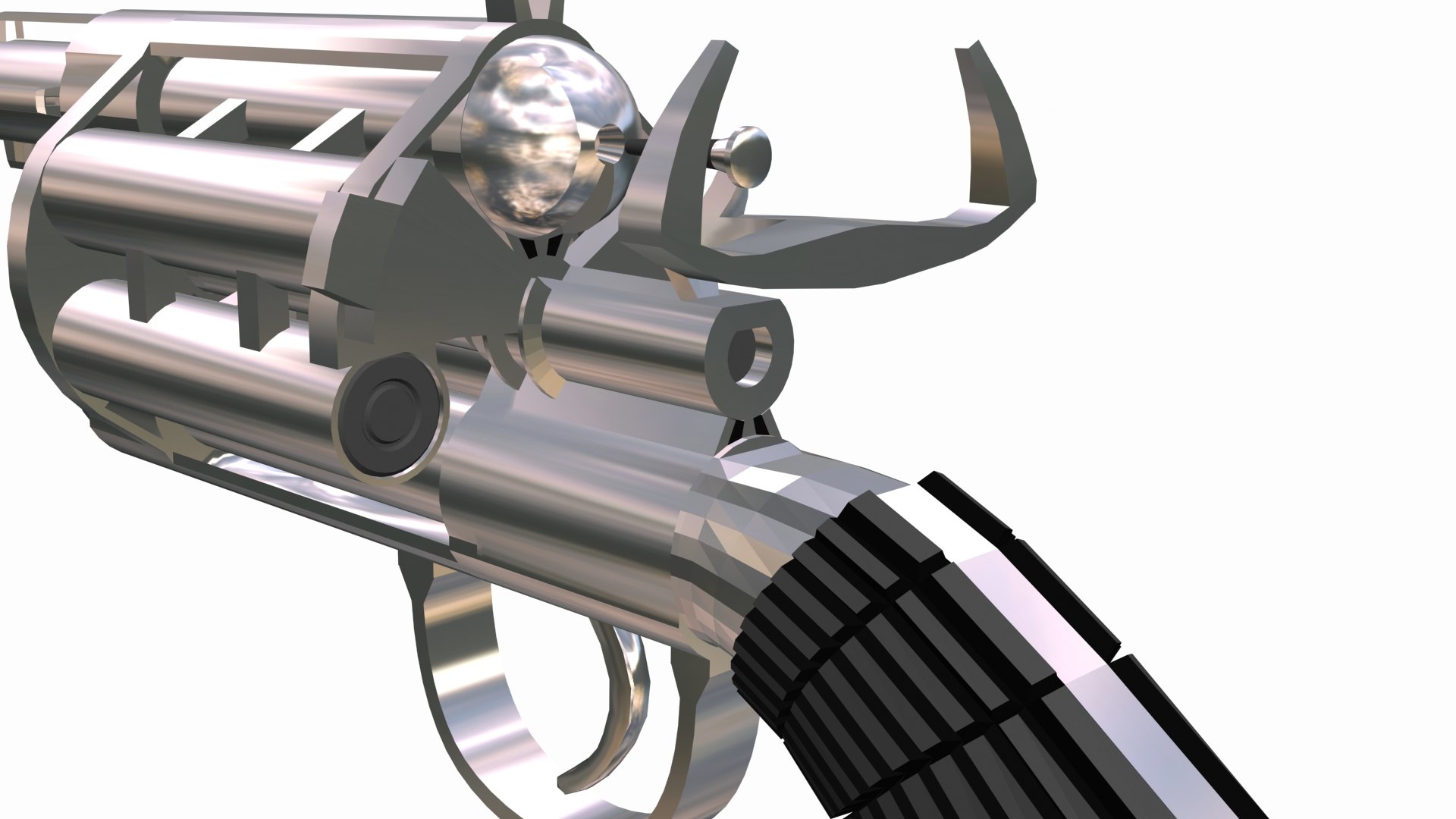 3D Gauss revolver - TurboSquid 1788577