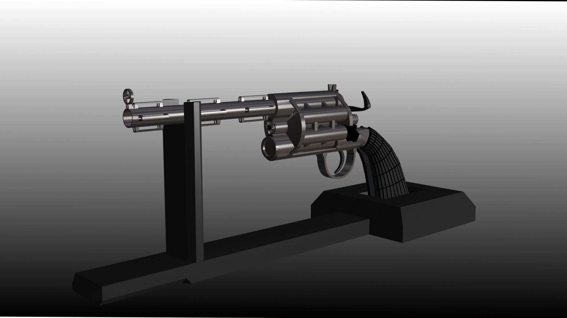 3D Gauss revolver - TurboSquid 1788577