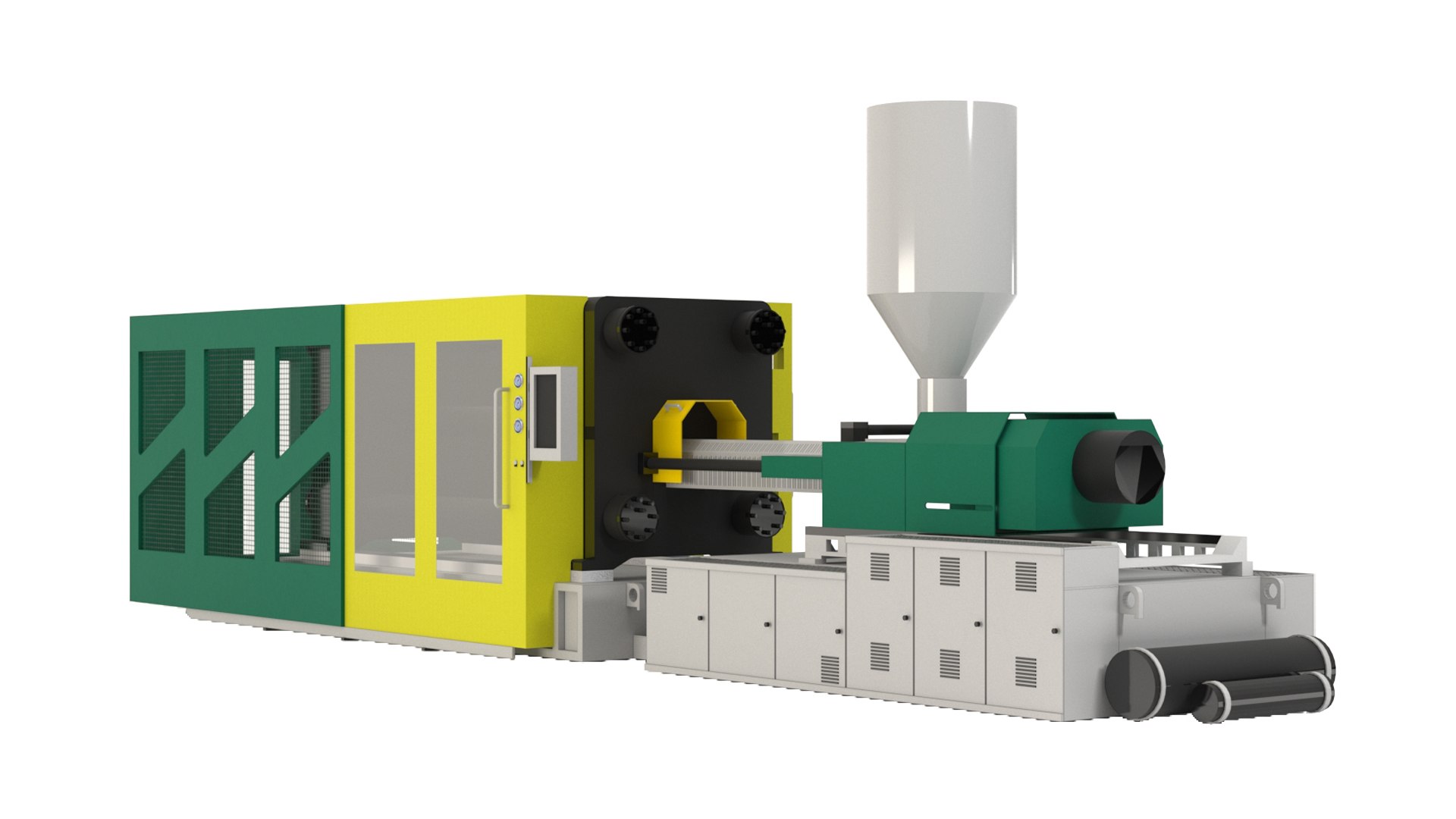 3D Injection Molding Machine 3D Model - TurboSquid 2291486
