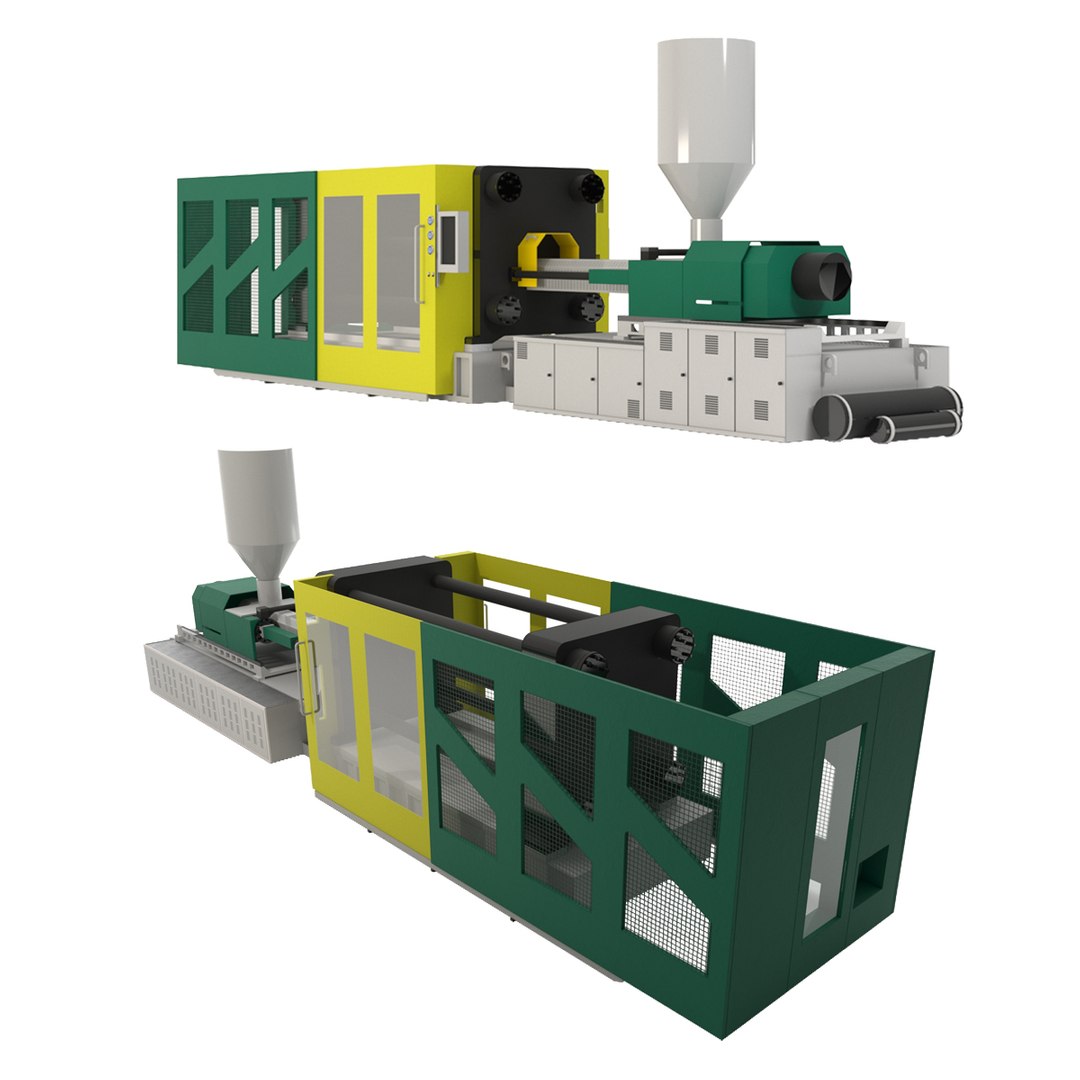 3D Injection Molding Machine 3D Model - TurboSquid 2291486