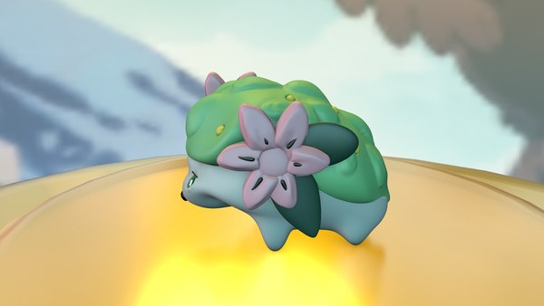 3D модель Shaymin Land Forme- Pokemon Legends Arceus - TurboSquid 1893006