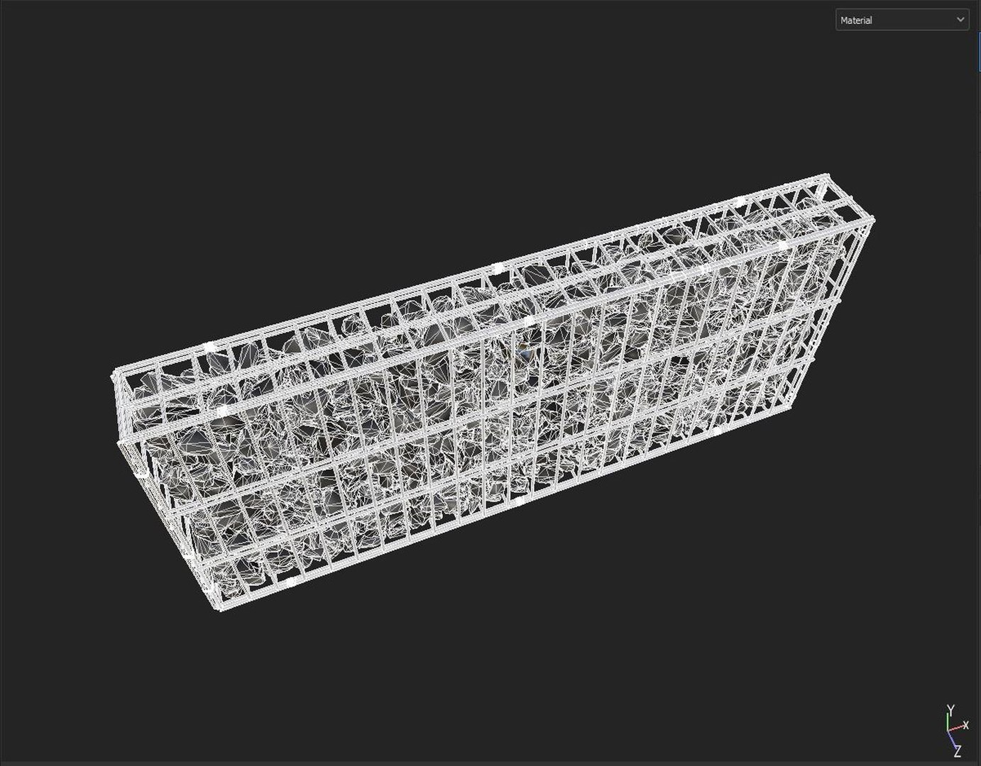 3D Gabion Wall Model - TurboSquid 2150619