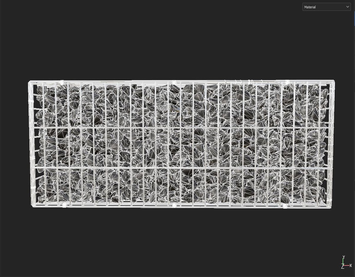3D Gabion Wall Model - TurboSquid 2150619